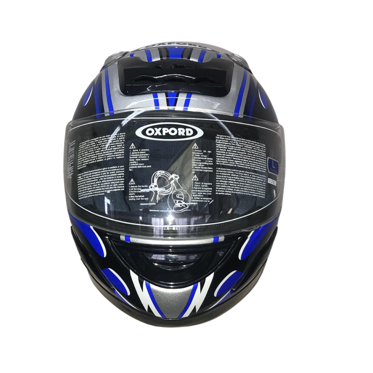 Blue Motorcycle Full Face Helmets (EM10001) - Escape Moto Gears